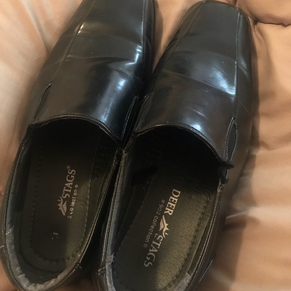 Deer Stags | Shoes | Mens Deer Stags Black Slip On Loafers 8m | Poshmark